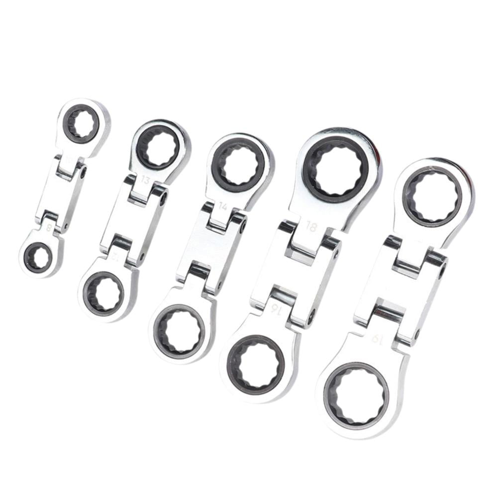 Dual-Drive Nano Flex-Head Pocket Ratchet,3/4 in Retractable Ratchets ...