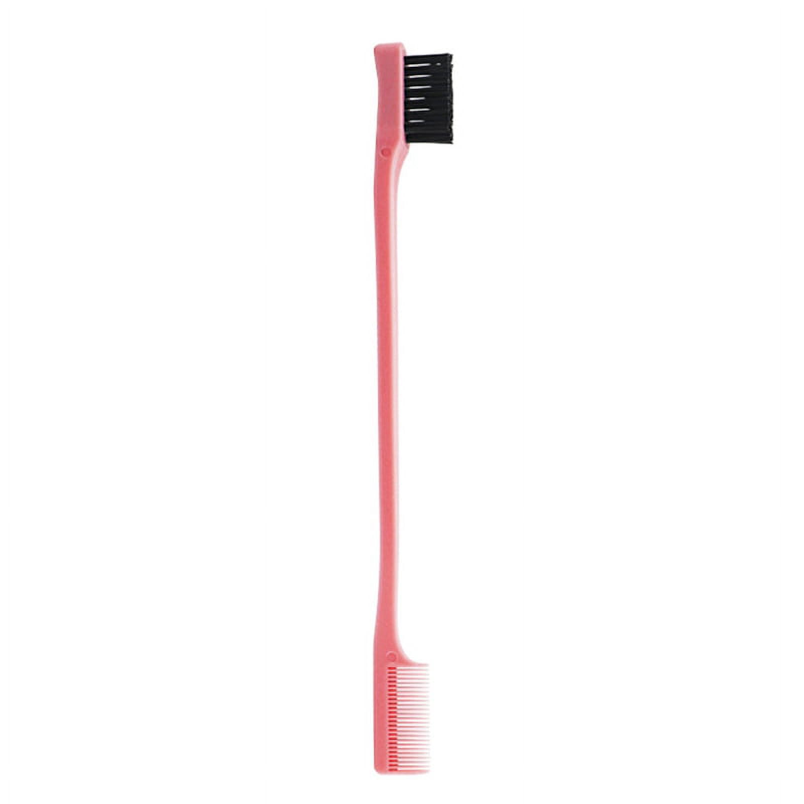 Dual Edge Eyebrow Brush and Comb Portable 2 In 1 Eyelash Hairline ...