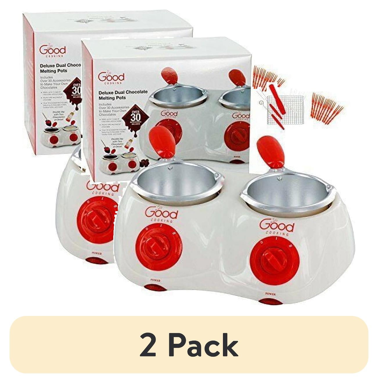 (2 pack) Good Cooking Dual Electric Chocolate Melting Pot Gift Set ...