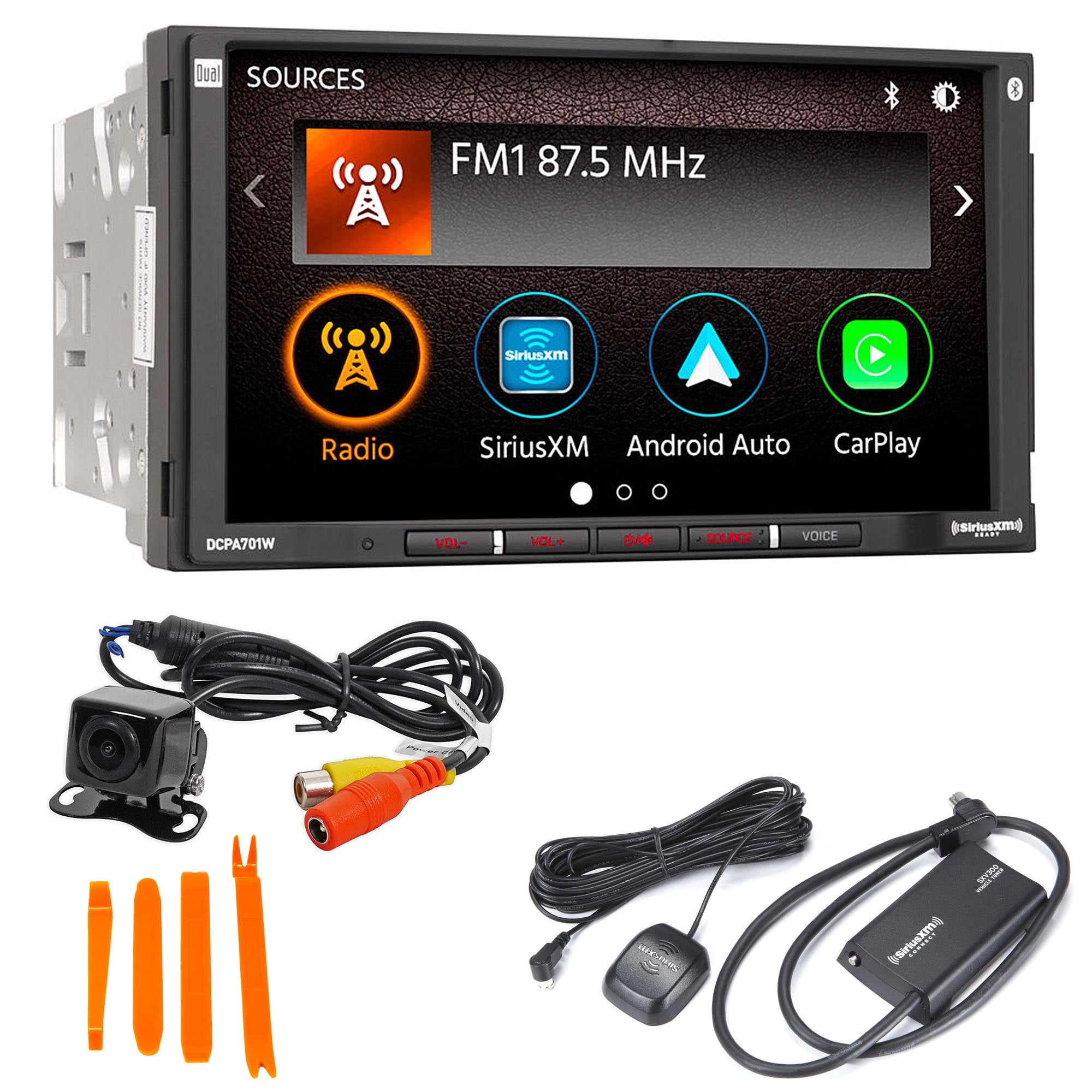 Dual Electronics DCPA701W 7" 2 DIN Digital Media Receiver with wireless ...