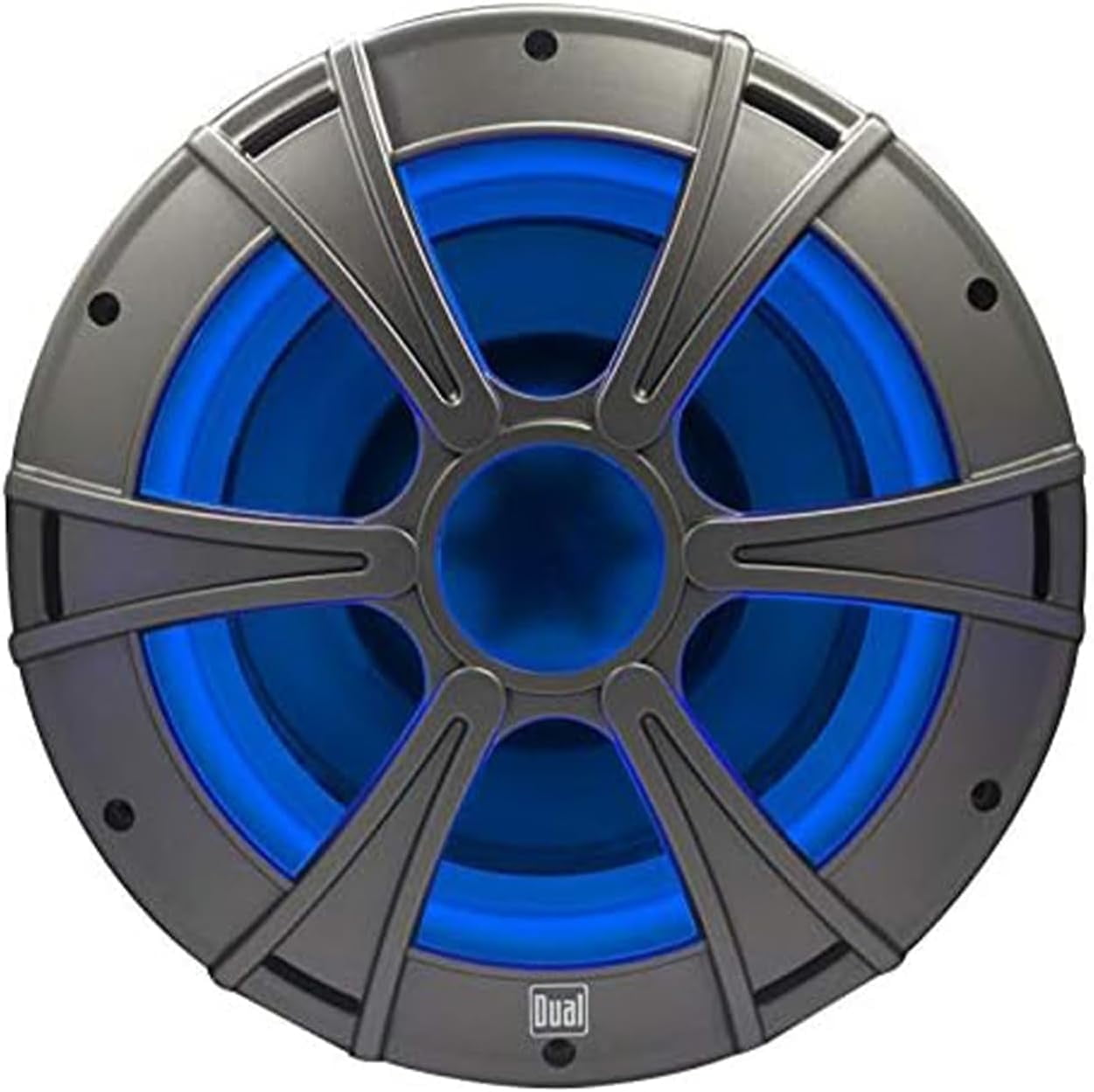 Dual Electronics DM1016S 10" Dual Voice Coil Marine Subwoofer with Blue ...