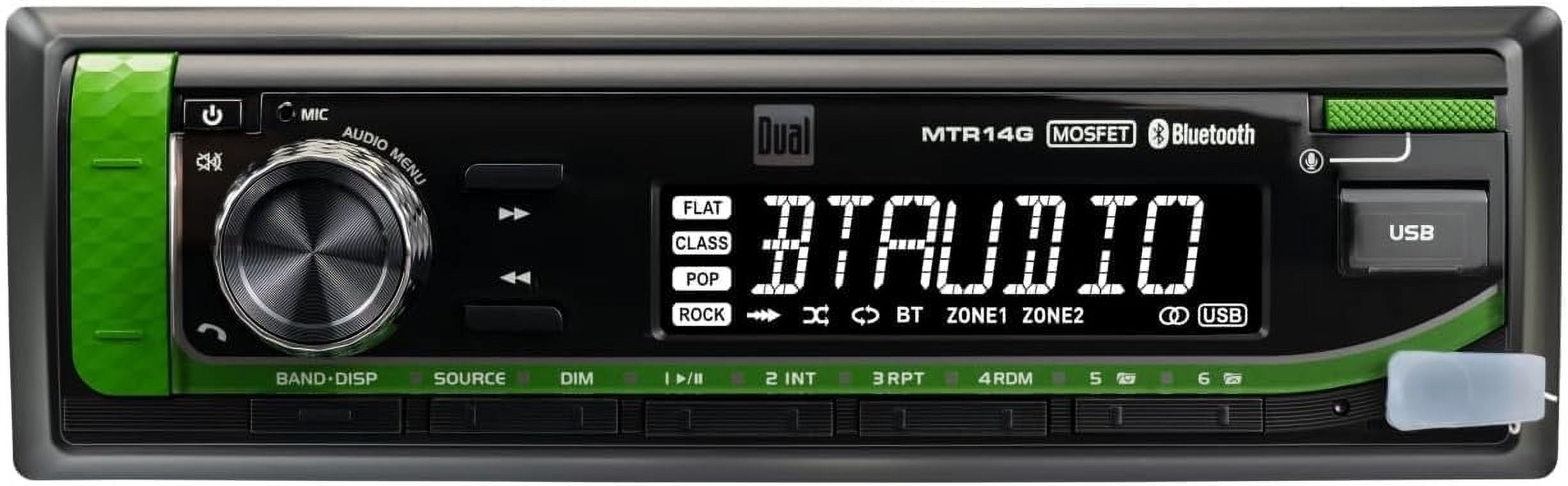 Dual Electronics Kioti Tractor Radio with LCD Bluetooth USB Port and ...