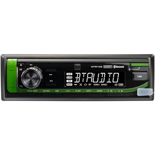 Dual Electronics Kubota Tractor Radio | 7-Character LCD | Weatherproof ...