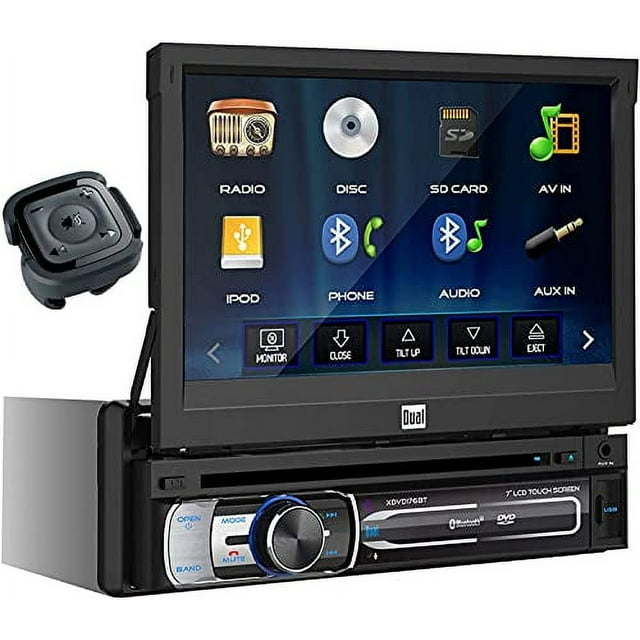 Dual Electronics XDVD176BT 7-Inch LED Car Stereo with Bluetooth, CD ...