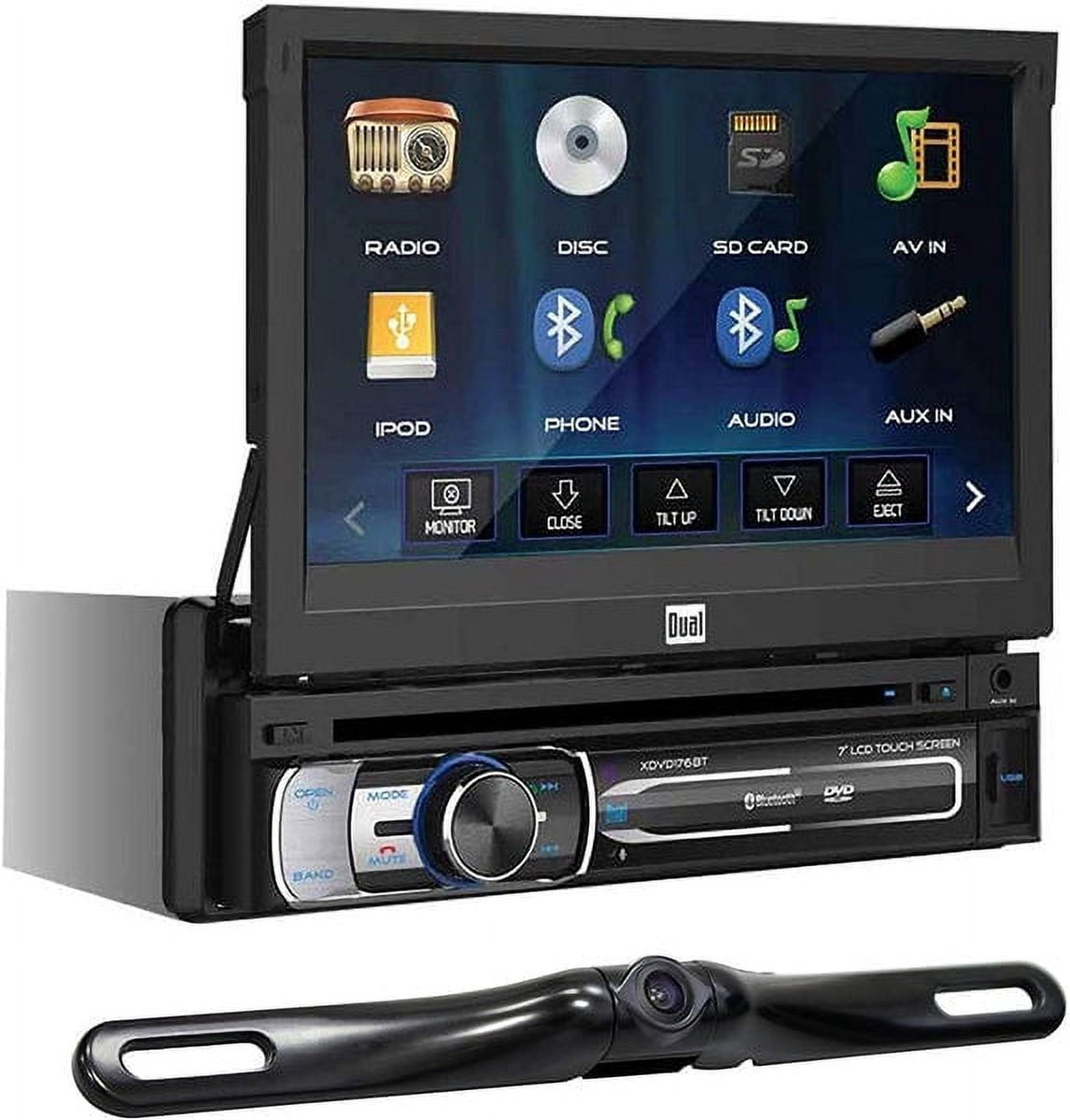 Dual Electronics XDVD176BT 7" LED Backlit Touchscreen LCD Single DIN ...