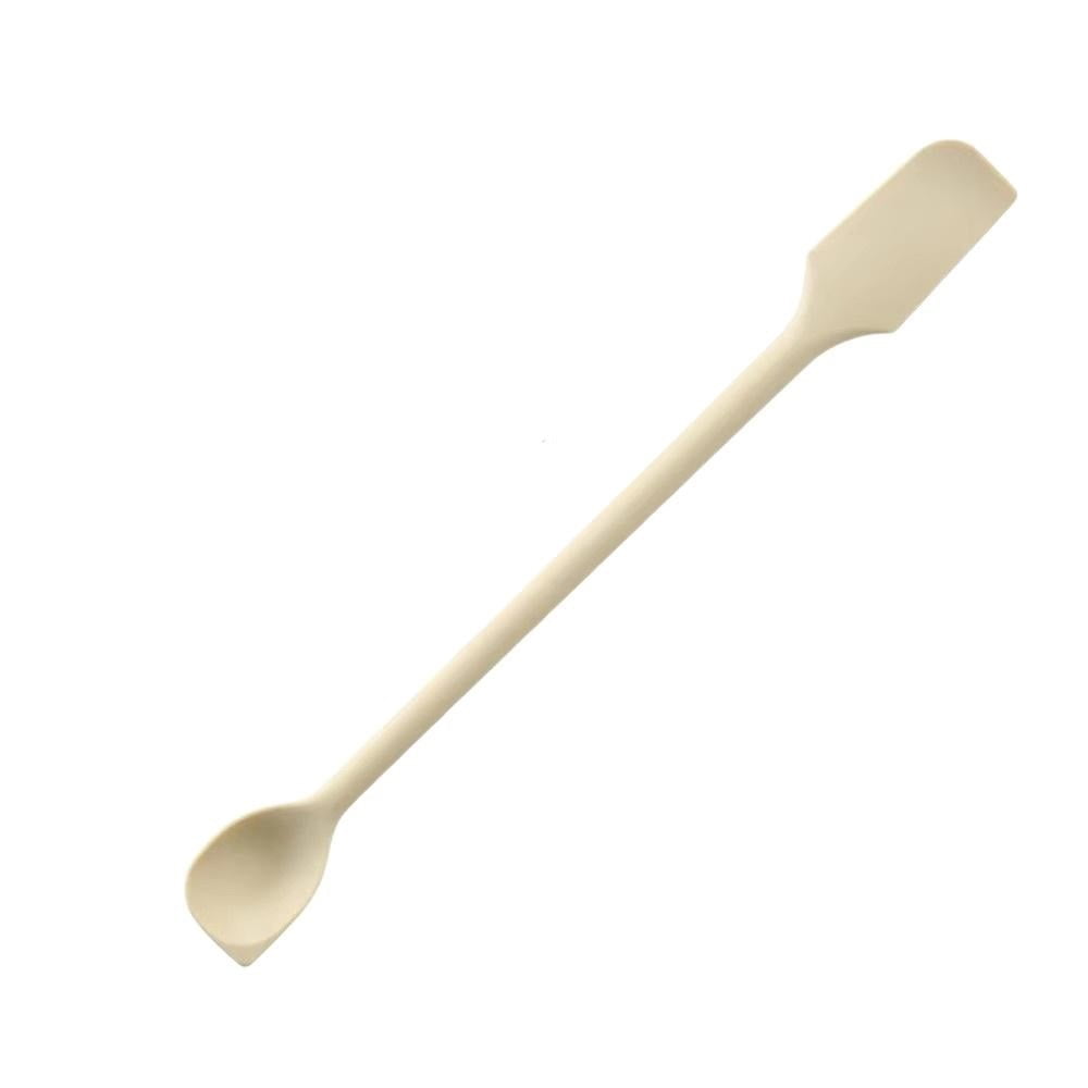 Generic Dual-End Silicone Spatula Mini Long Handle Scraper Spoon for ...
