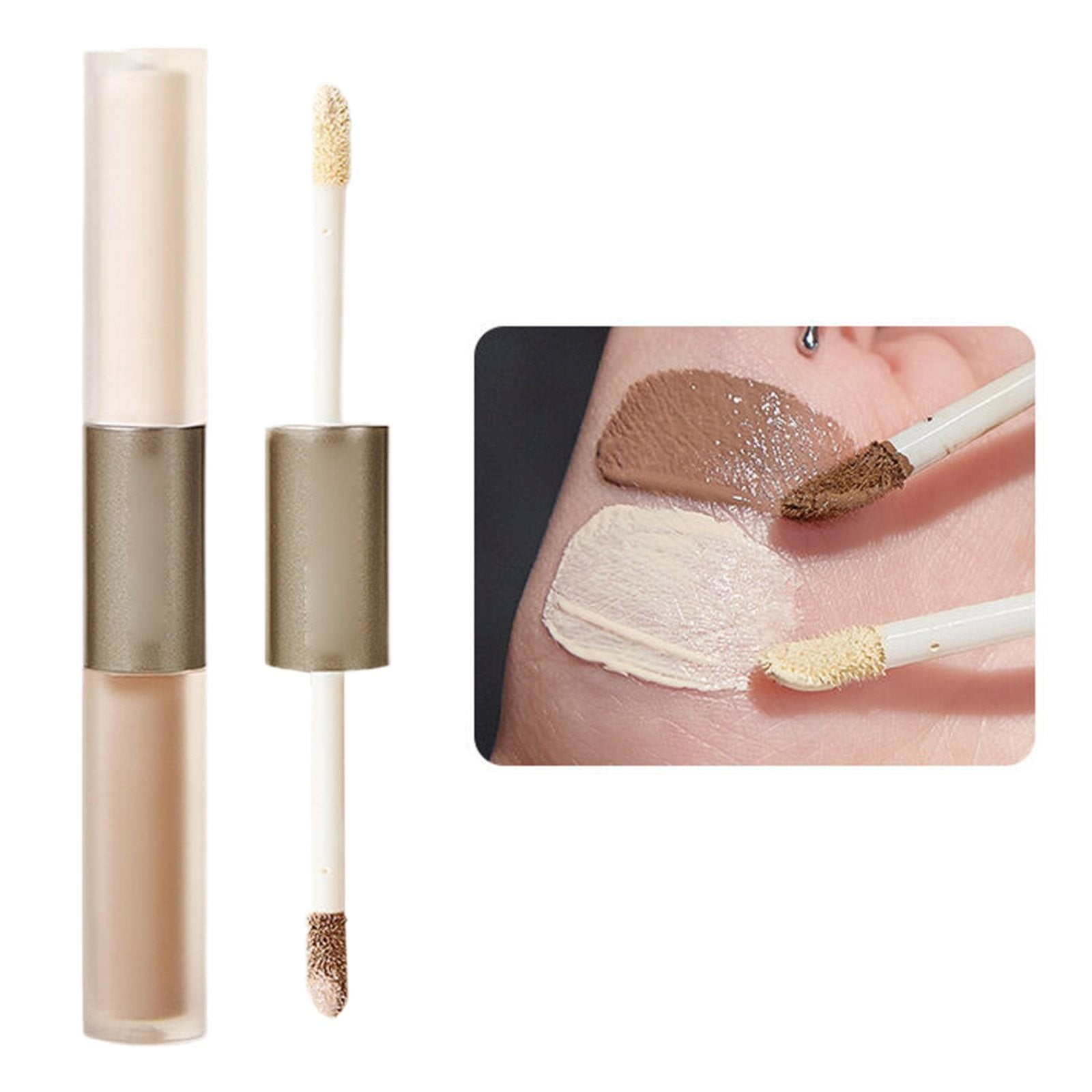 Dual-Ended Contour & Highlight Stick, Creamy Liquid Formula for Face ...