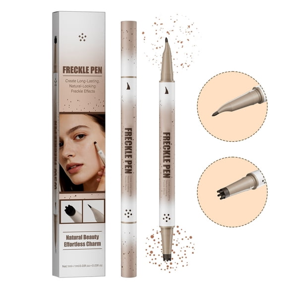 Dual-Ended Freckle Pen & Freckle Stamp - Waterproof Freckles Makeup ...