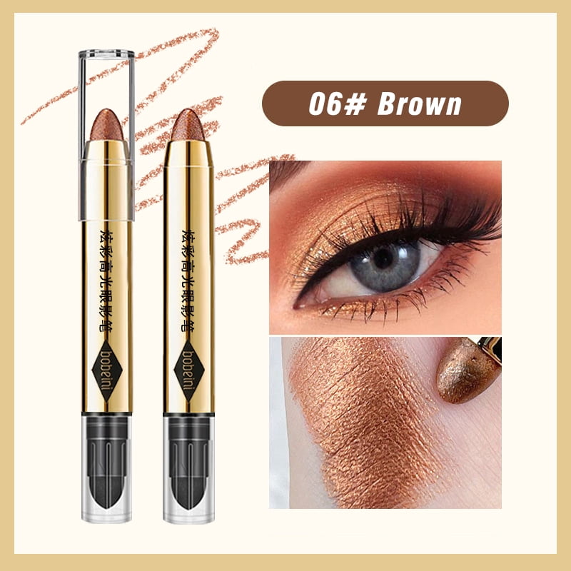 Dual-Ended Highlighter Eyeshadow Pencil – Shimmering, Brightening, Long ...