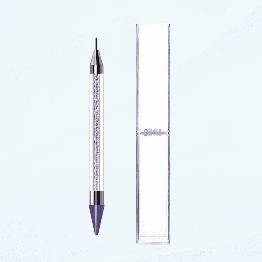 Dual-Ended Nail Rhinestone Picker Wax Tip Pencil Pick Up Applicator ...