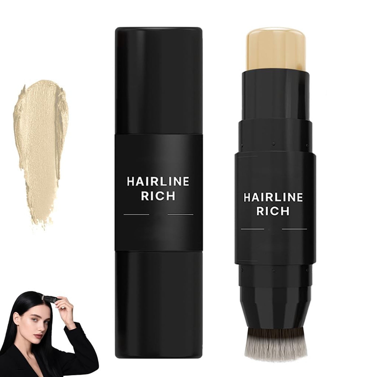 Dual-Ended Root Touch Up Stick,2025 New Instant Bald Spot Concealer ...