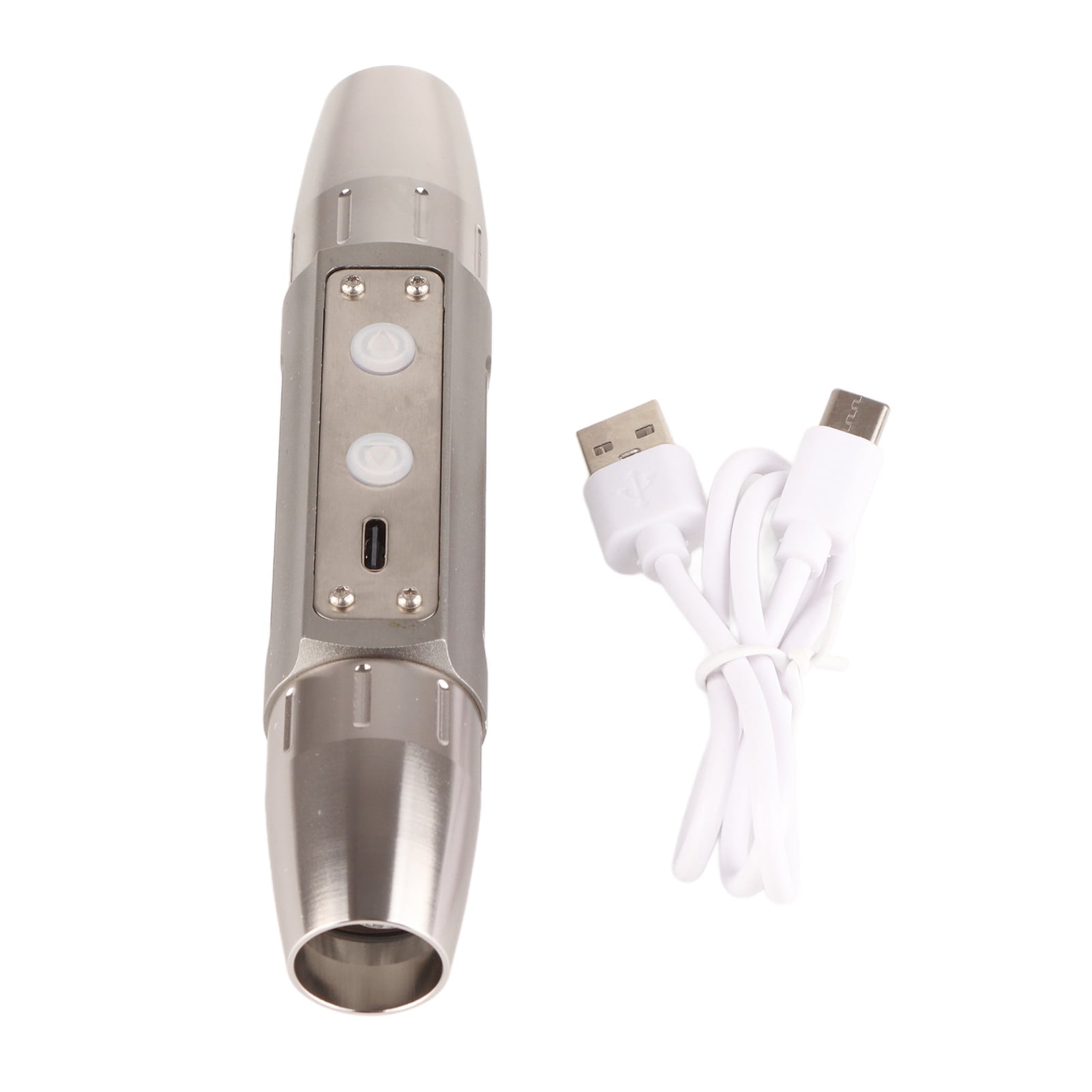 Dual Ends 6 Lights Ultraviolet Flashlight Electric Torch Fluorescent ...