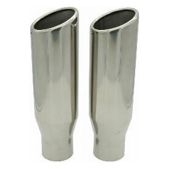 Dual Exhaust Kit 2.5" Different Trend Flow II Corner Exit RC 73-79 Ford ...