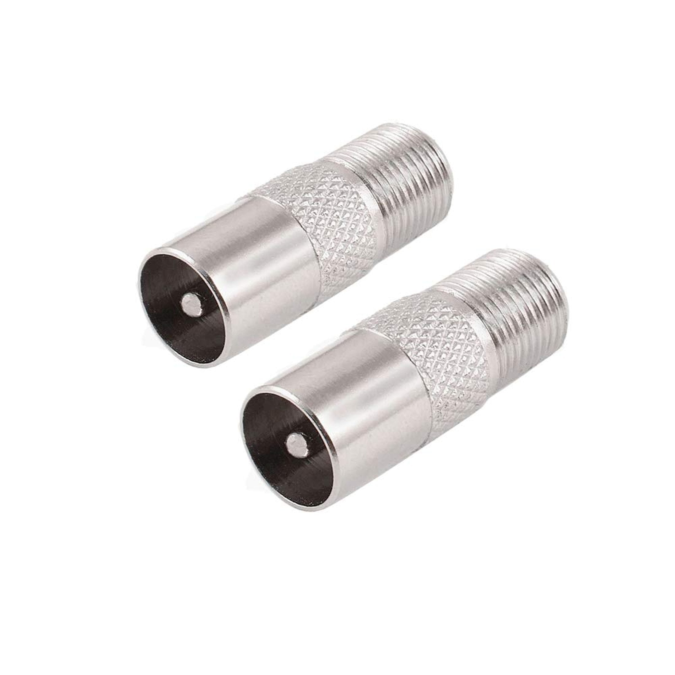 Dual F-Type Coaxial Coupler Adapter for TV Antenna Connection - Walmart.com