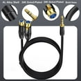 Dual Female XLR to 1/4 Inch TRS Stereo Male Plug Y-Splitter Cable 2-XLR ...