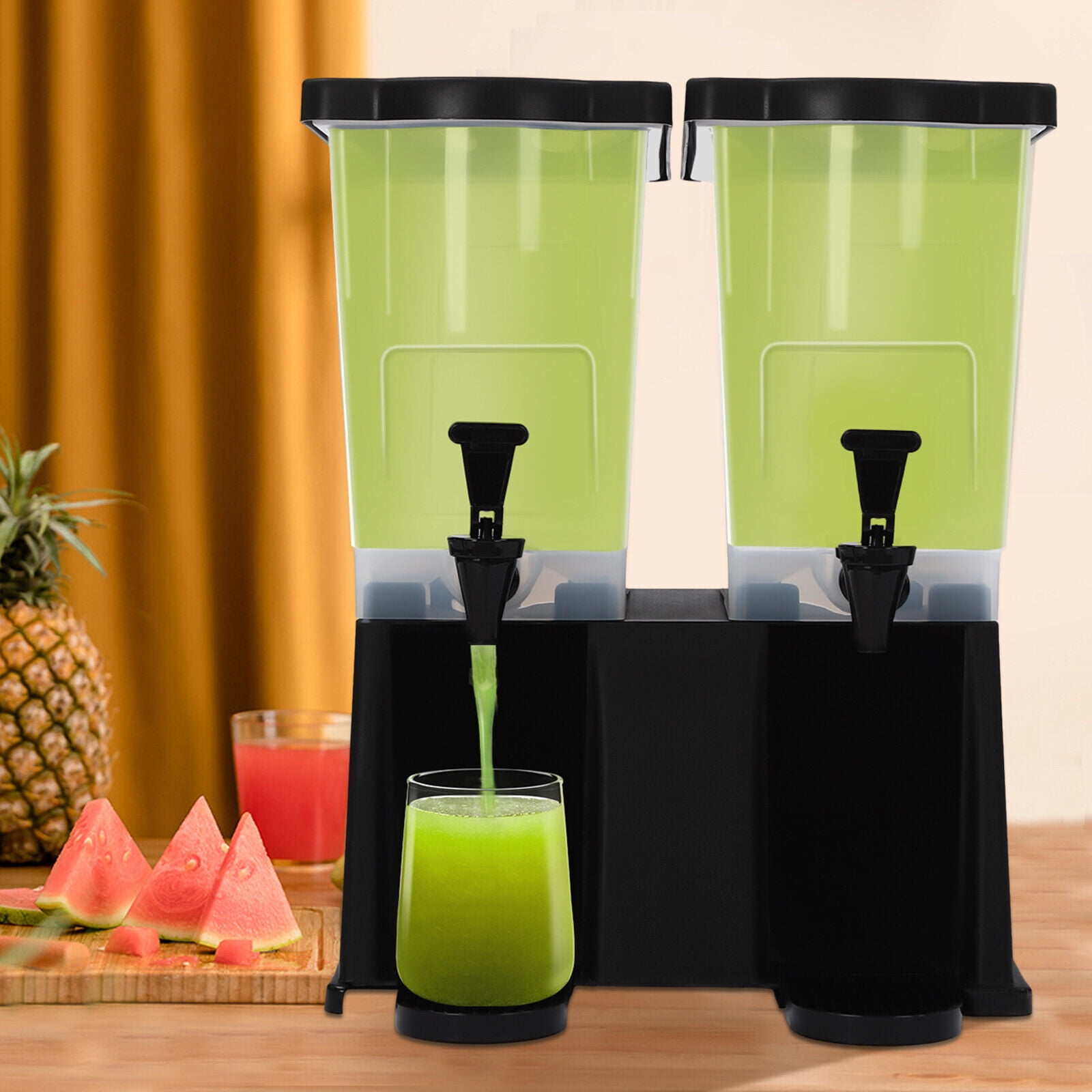Dual Filtration Water Drink Beverage Dispenser Containers with Lids for ...