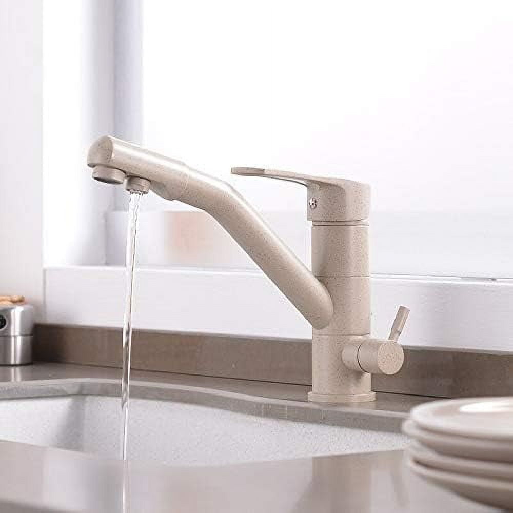 Dual Function 3 Way Water Filter Black Kitchen Faucet Marble Pure Water ...