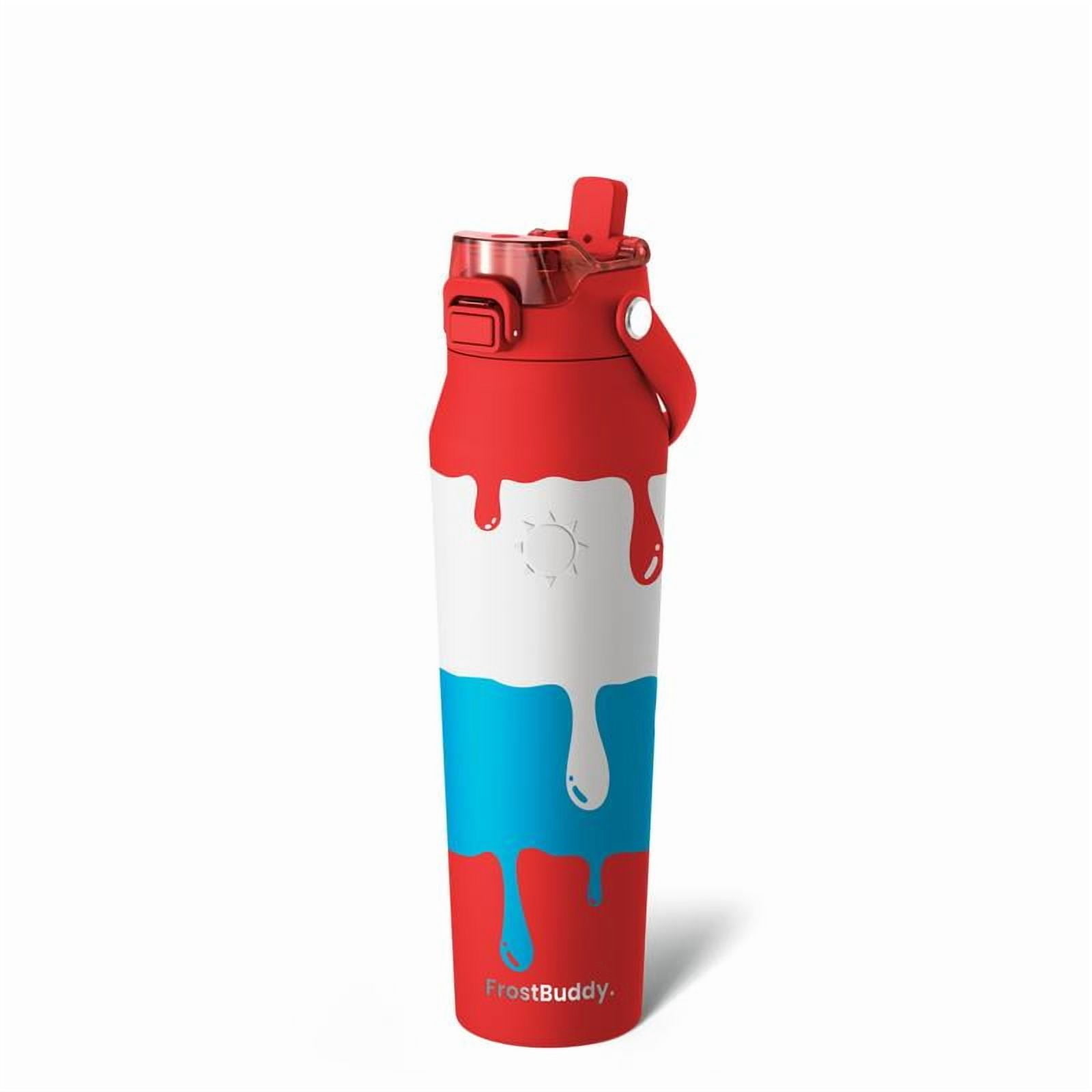 Dual Function Lid Water Bottle Stainless Steel Double Wall Insulated ...