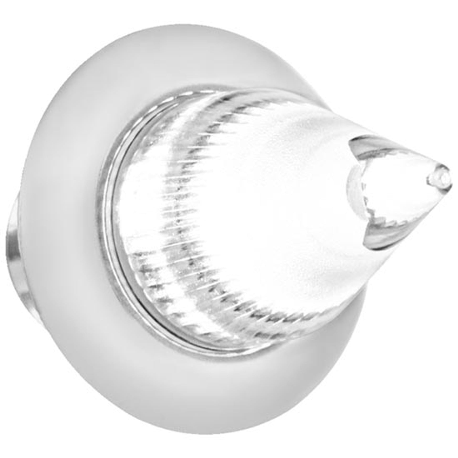 Dual Function Mini Spike Light W/ 4 LED And SS Bezel - White LED/ Clear ...