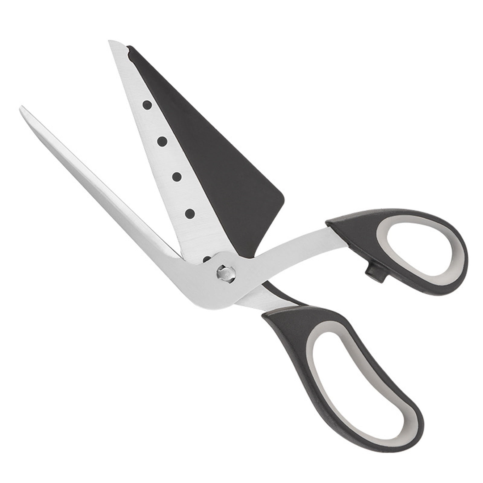 Dual-Function Stainless Steel Scissors That Cut Pizza And Serve As A ...