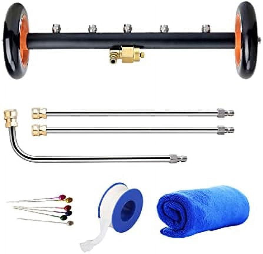 Dual-Function Water Broom Undercarriage Pressure Washer Surface Cleaner ...
