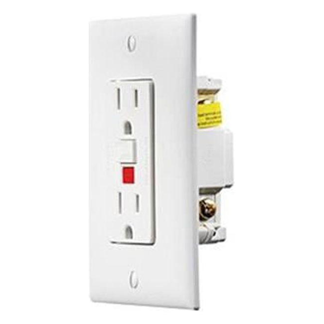 Dual GFCI Outlet with Cover Plate, Ivory - Walmart.com