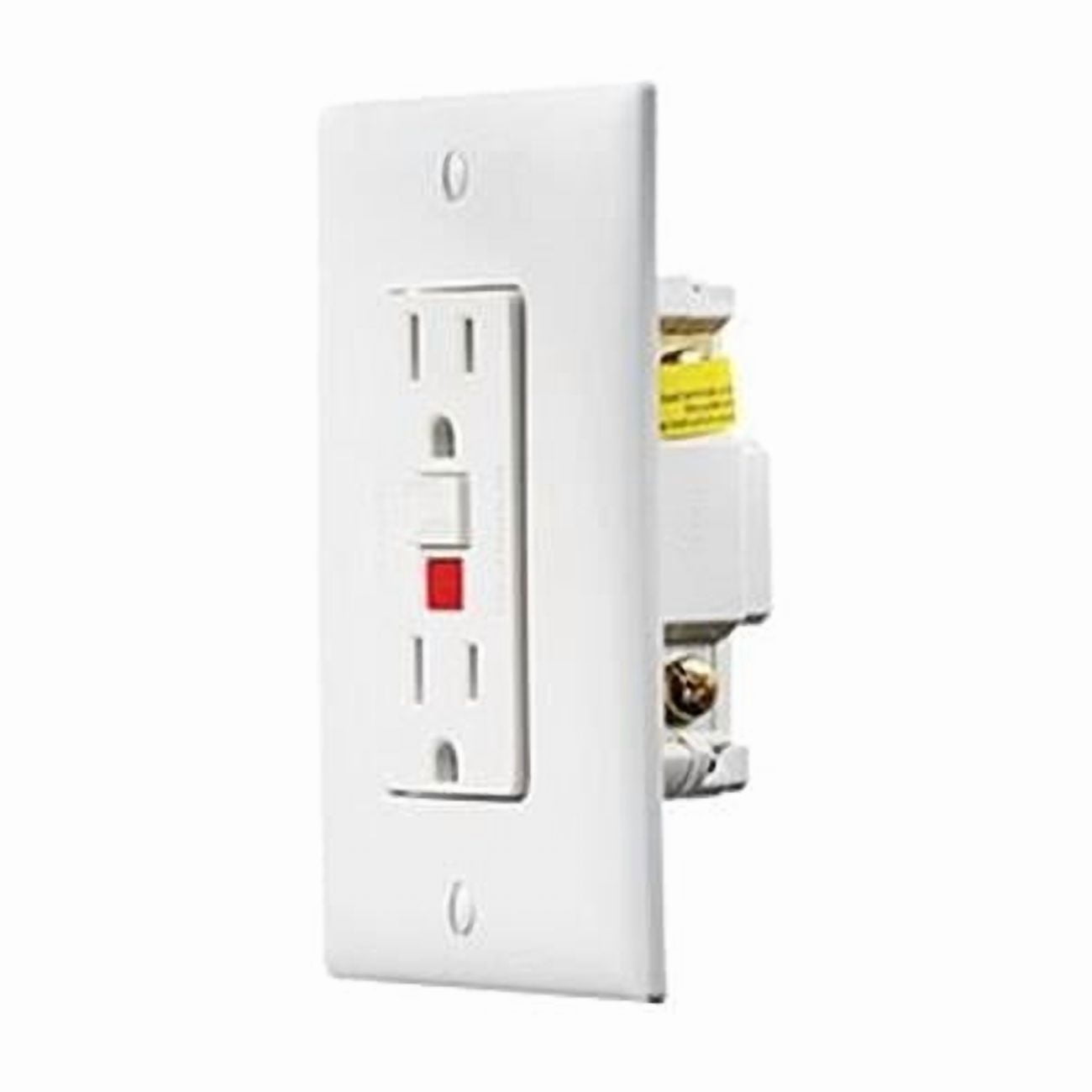 Dual GFCI Outlet with Cover Plate, Ivory - Walmart.com