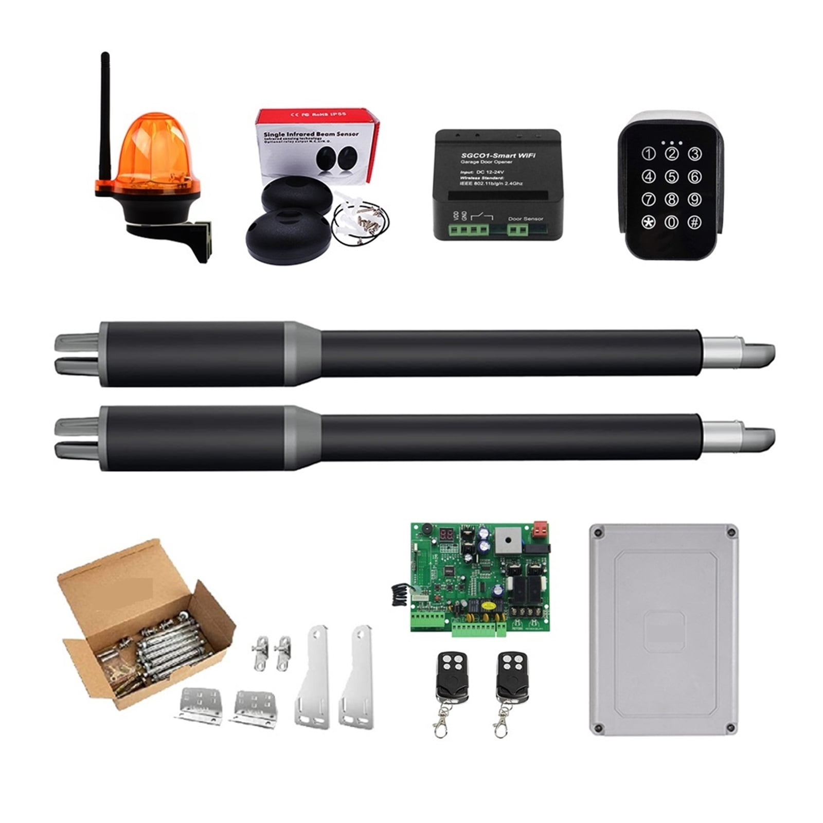 Dual Gate Openers Engine Motor System Automatic Door AC220V/AC110V ...