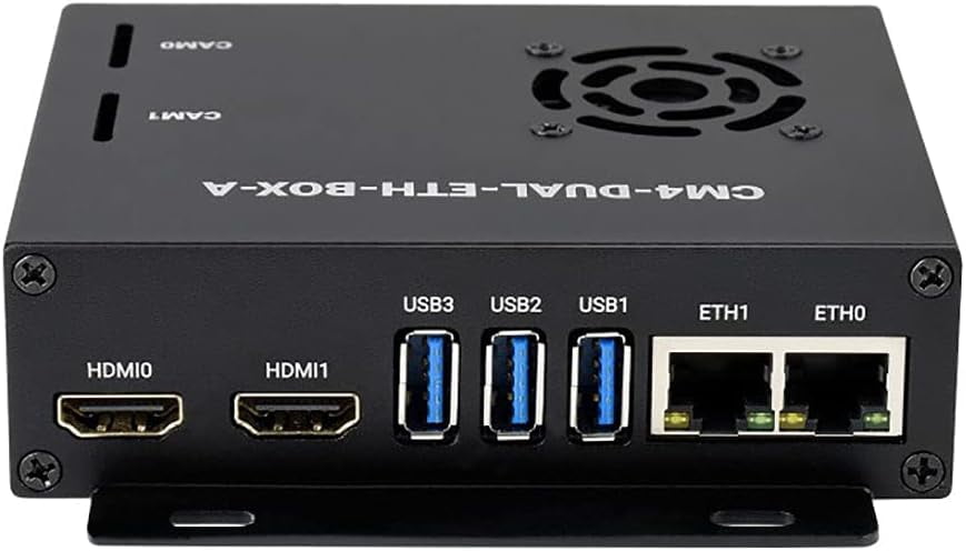 Dual Gigabit Ethernet(ETH) Mini-Computer Based On for Compute Module 4 ...