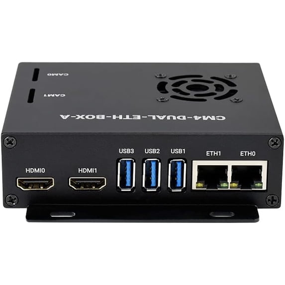 Dual Gigabit Ethernet(ETH) Mini-Computer Based On for Compute Module 4 ...