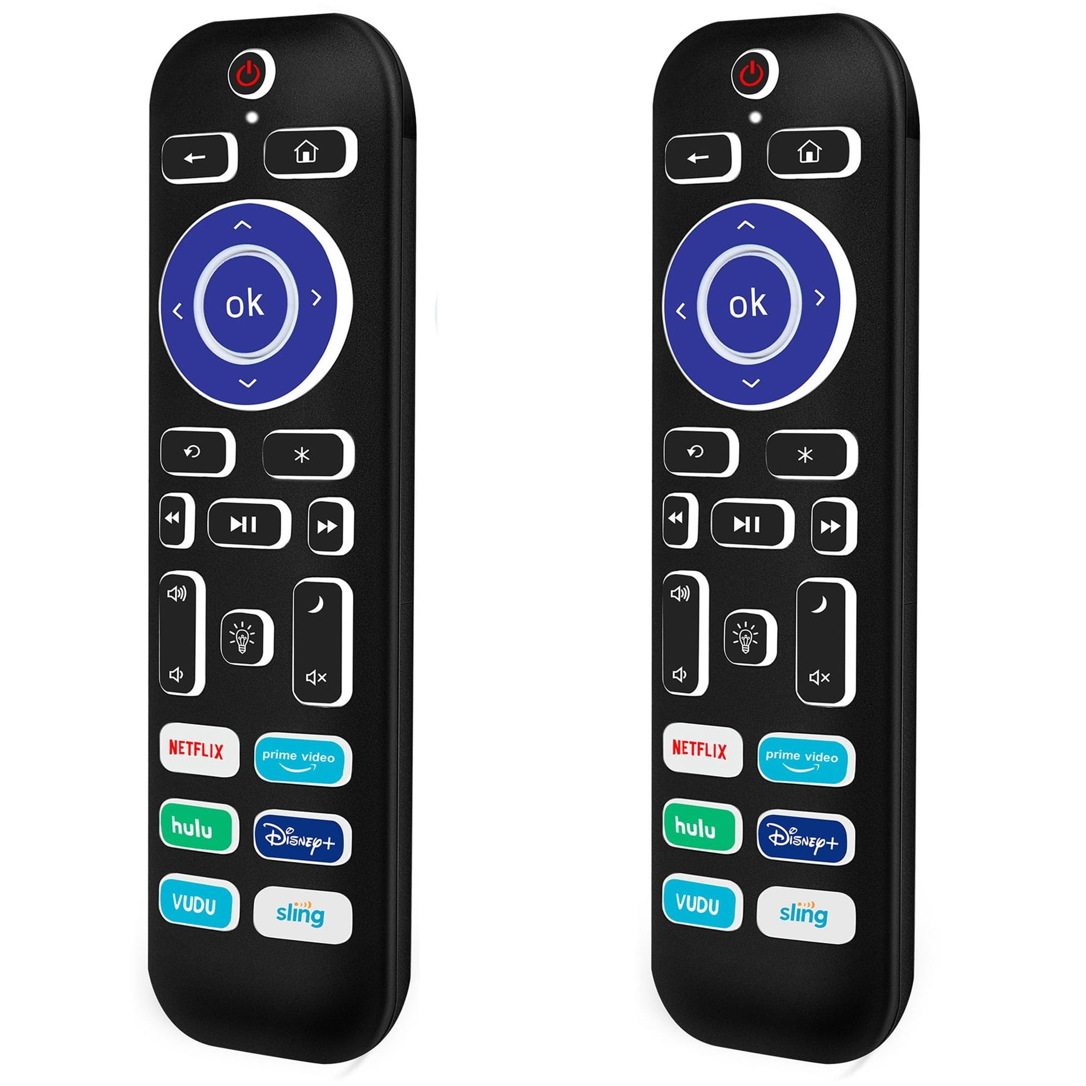 Dual Glow Remote Control for TCL, Onn, Hisense, and More TVs - Walmart.com