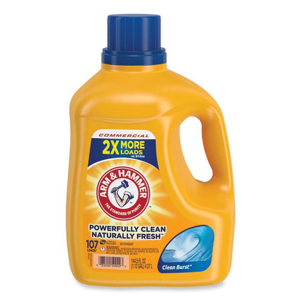 Dual HE Clean-Burst Liquid Laundry Detergent, 144.5 oz Bottle, 4/Carton ...