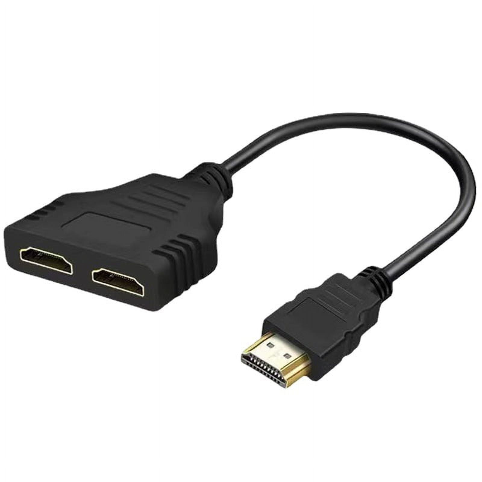 Dual Hdmi Adapter Hdmi Male To Dual Hdmi Female 1 To 2 Way Splitter ...