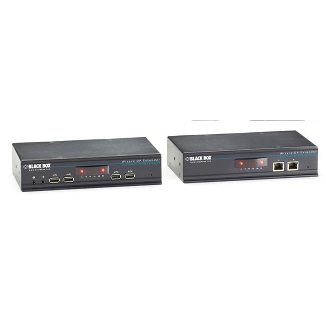 Dual-Head DisplayPort KVM Extender - Black - Walmart.com