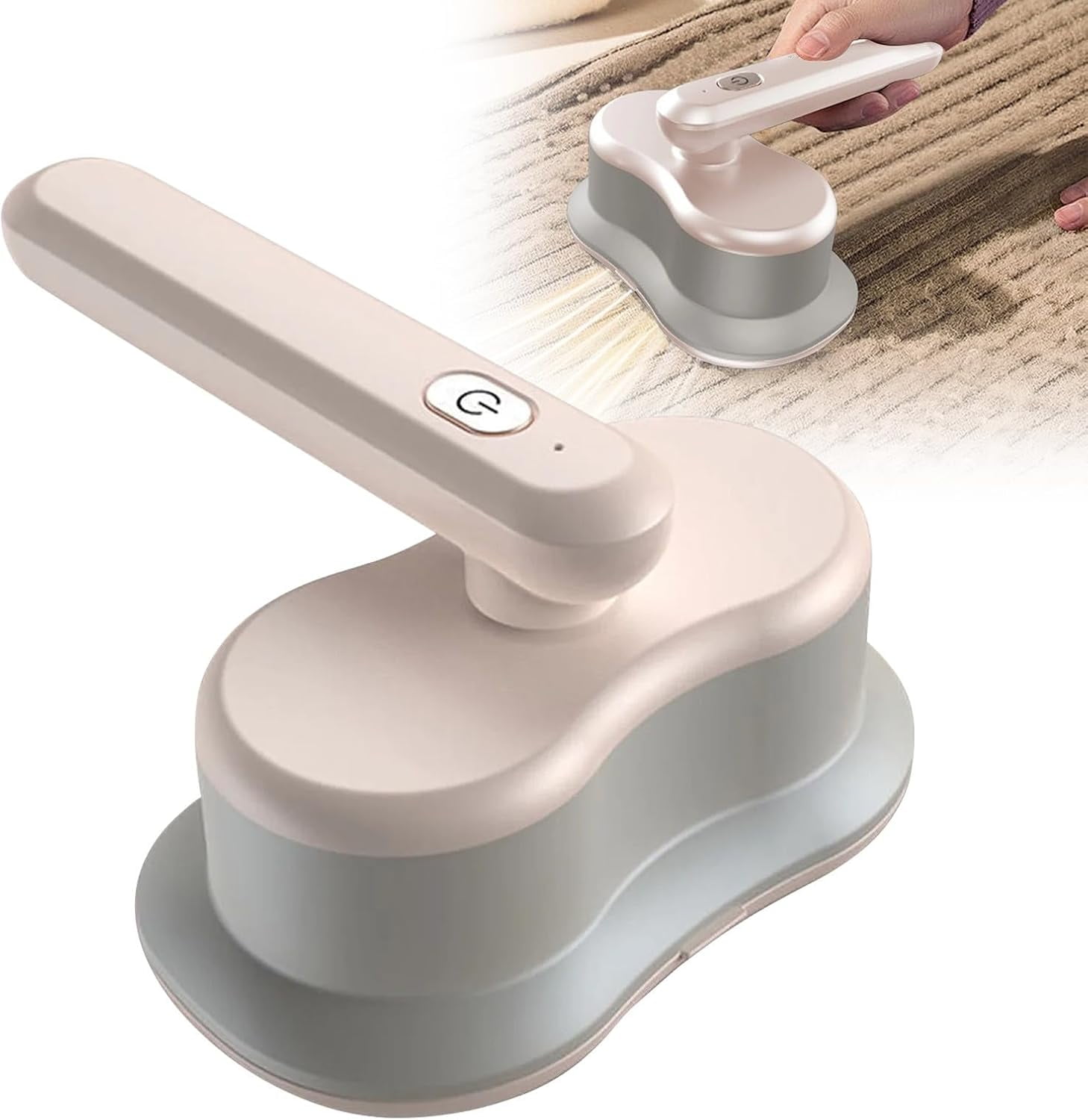 Dual-Head Fabric Shaver Hair Ball Trimmer, Rechargeable Lint Shaver ...