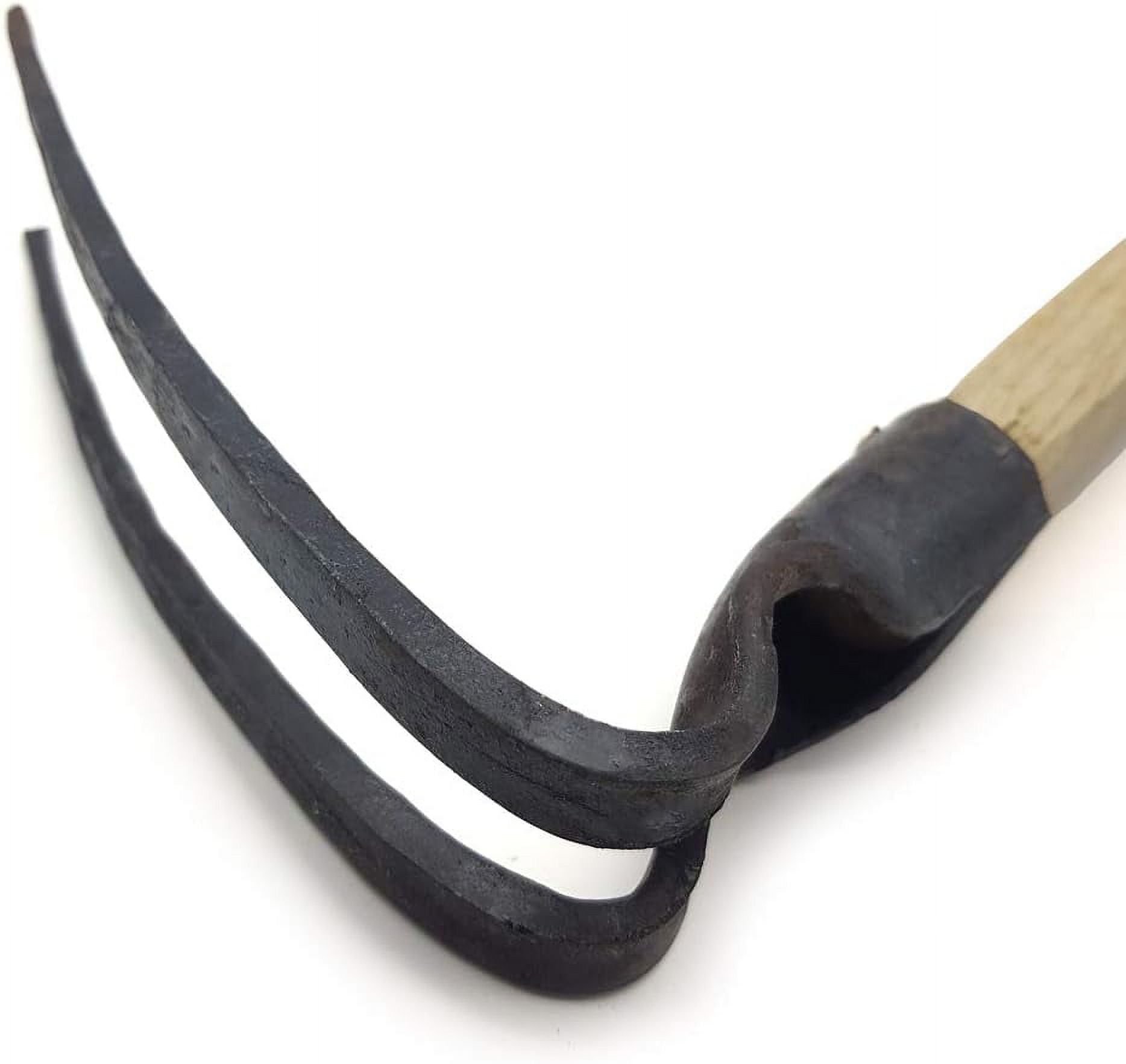 Dual-Head Garden Hoe, Effective Weeding Tool, Ergonomic Wooden Handle ...