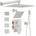 Dual Head Shower System with Body Jets (Eco-Performance) Inch Ceiling ...
