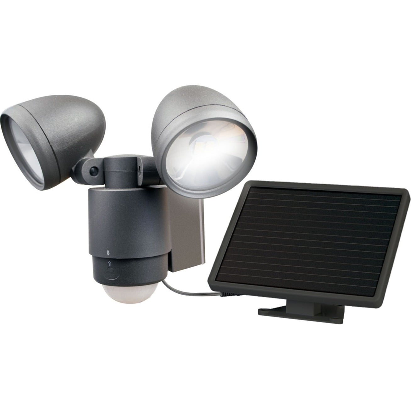 MAXSA Bright Dual Head Solar Spotlight - Dark Bronze - Walmart.com