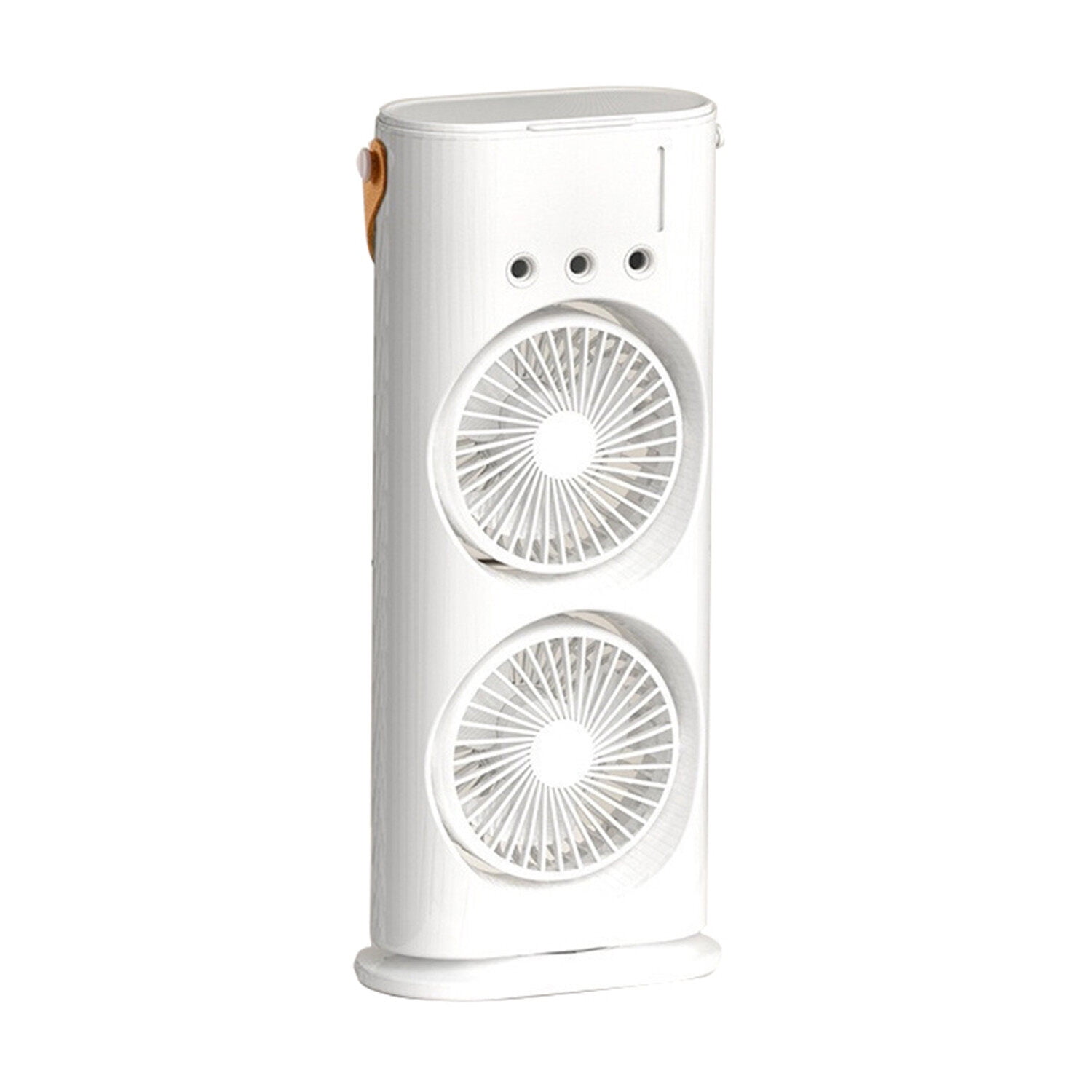 Dual Head Spray Tower Fan with Control Mist Humidifier 180° Adjustable ...