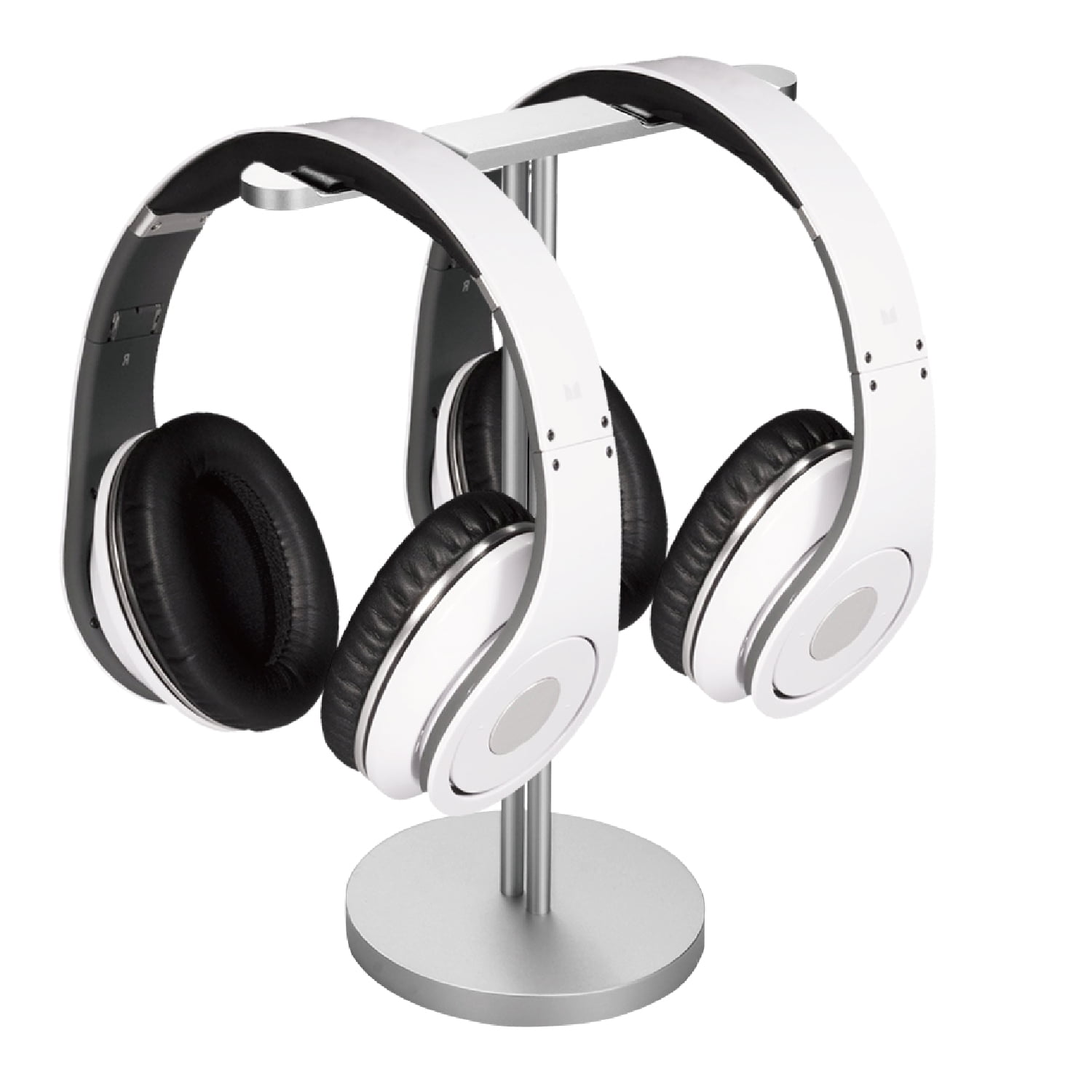 Dual Headphone Stand Desk Display, Aluminum Alloy Metal Gaming Headset ...