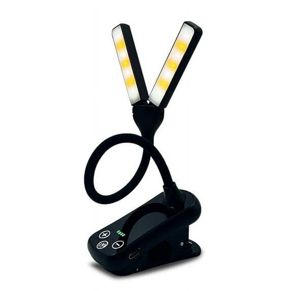 Dual Heads 14 LED Touch Control Reading Light with 8 Brightness USB ...