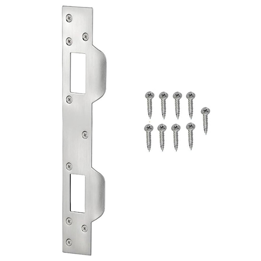 Dual Hole Heavy Duty Metal Latch Plate Reinforcer for Door Security ...