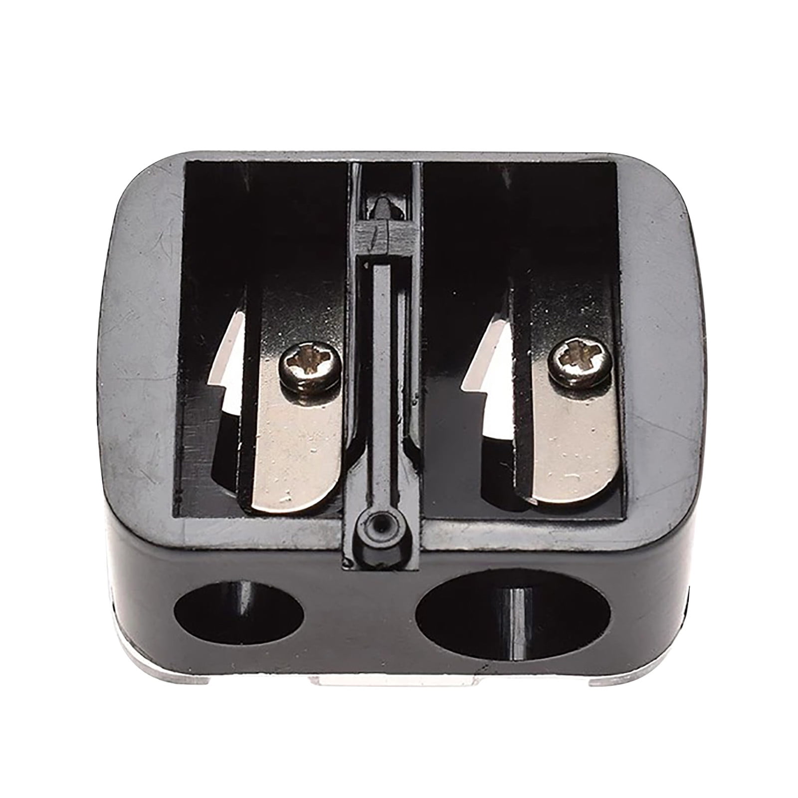 Dual Hole Manual Pencil Sharpener, Plastic Ergonomic Pen Pointer For ...