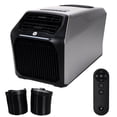 Dual-Hose Portable Air Conditioner & Heater, 6800 BTU/7500 BTU 5-in-1 ...