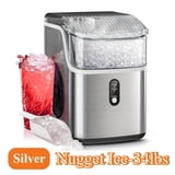 Dual Ice Maker Combo - 35LBS/Day Nugget Ice & 26LBS/Day Bullet Ice ...