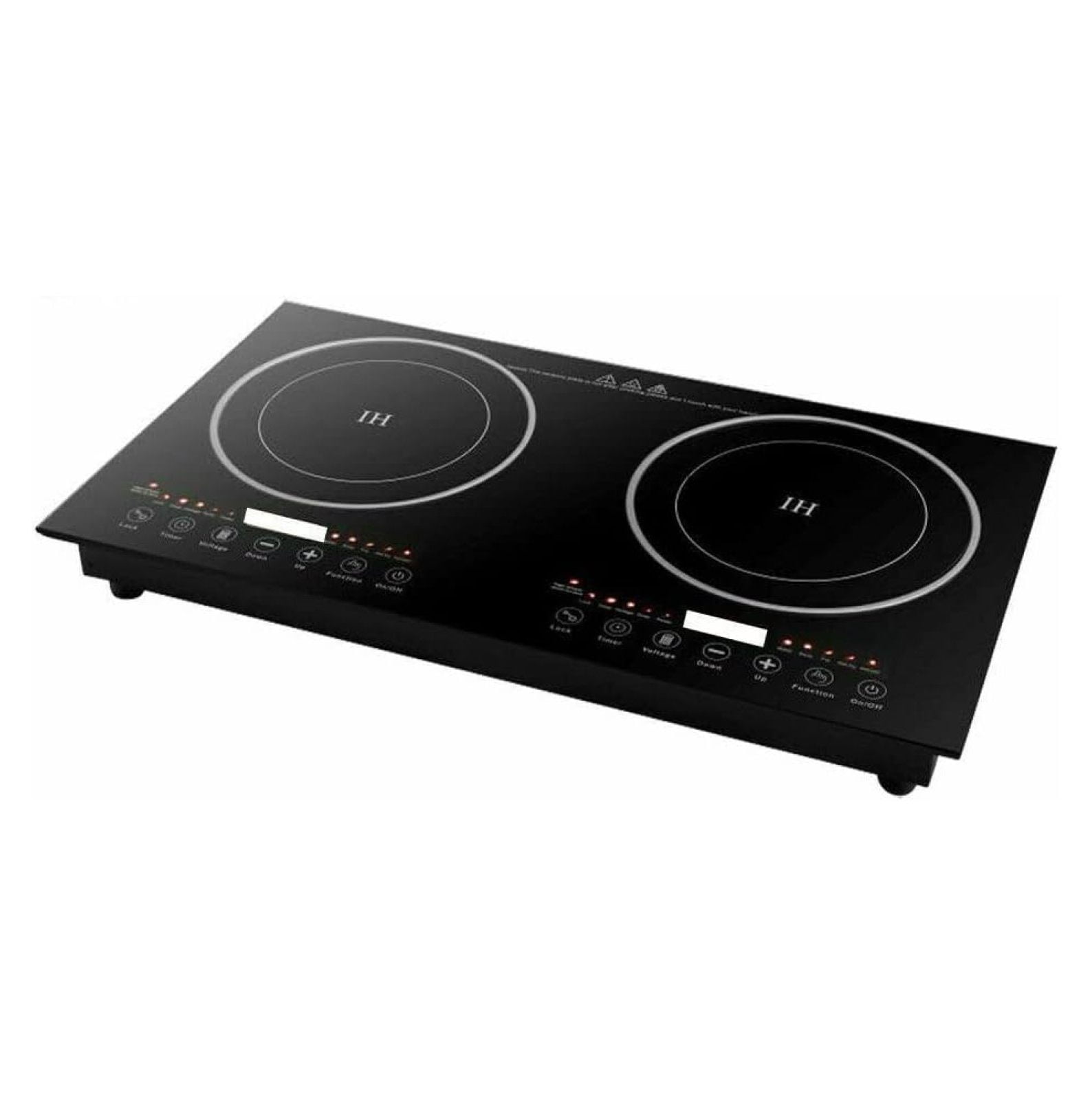 Dual Induction Cooktop 2400W Portable Digital Electric Countertop Dual ...
