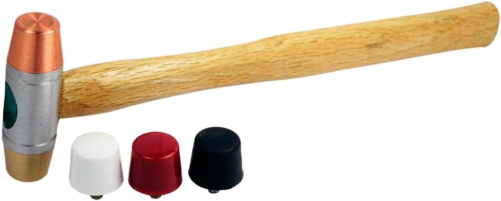 Dual Interchangeable Hammer - Threaded Copper, Brass Faces - 9-inch ...