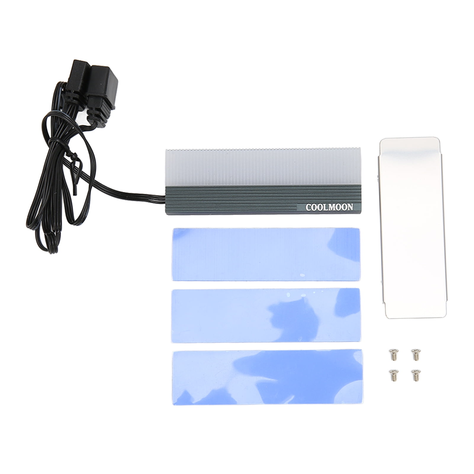 Dual Interface M.2 SSD Heatsink Cooler for 2280 with RGB Lighting ...