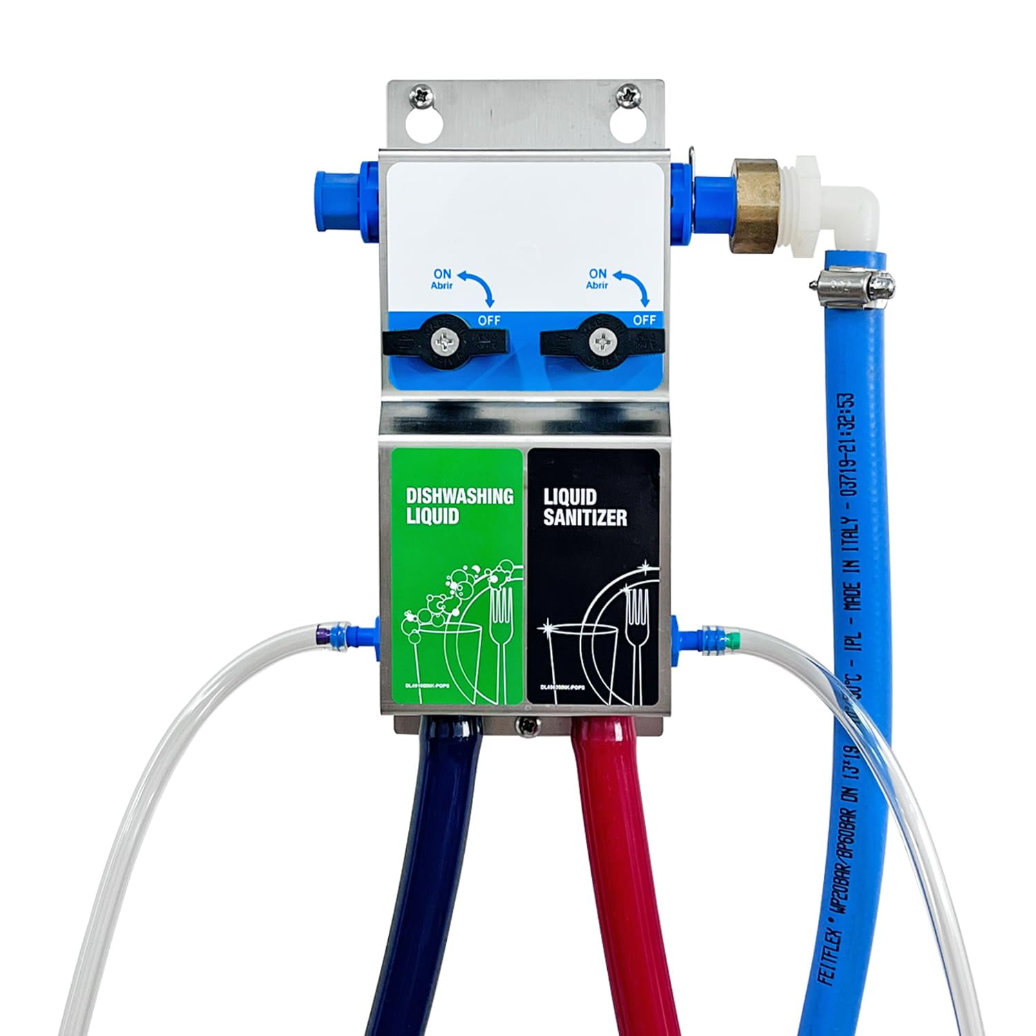 Dual Kitchen Sink Proportioner with Elastic Gap, Dish Detergent and ...