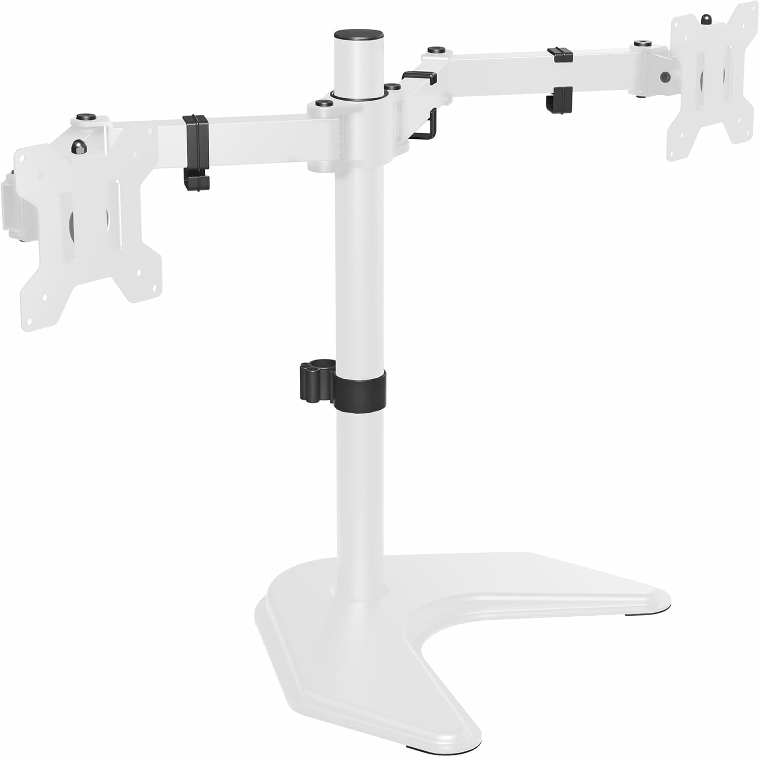 Dual LED LCD Monitor Mount, Free-Standing Desk Stand for 2 Screens up ...